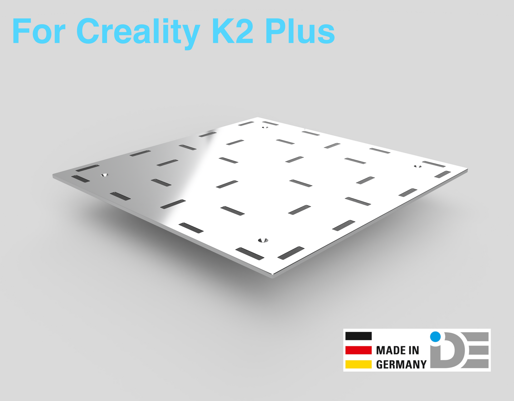 IDE upgrade Heated Bed Kit f. Creality K2 Plus - upgrade build plate ...
